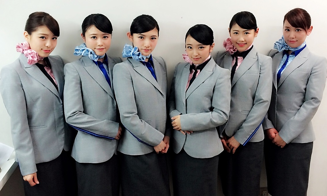 ANAの制服を着た坂口渚沙が可愛い！ : STUまとめ48